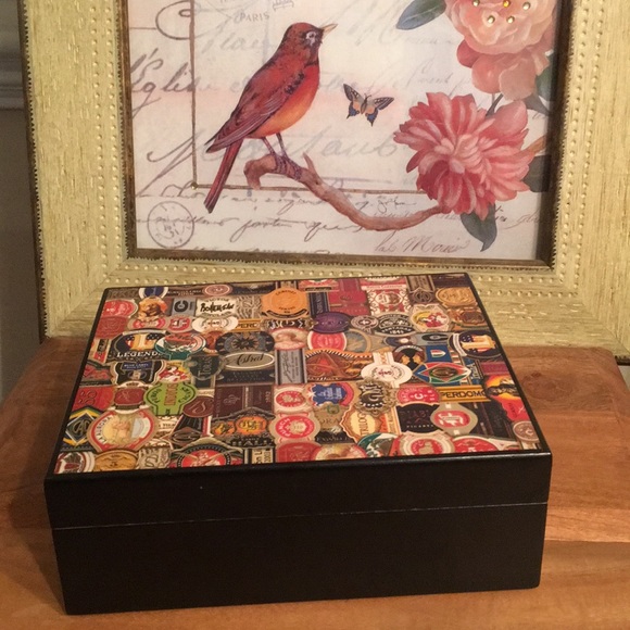 Accents | Cigar Wood Decorative Box | Poshmark